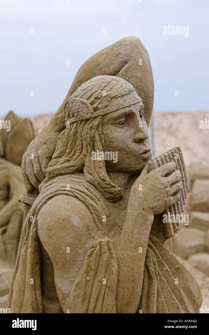 ancient Greece sand sculpture at great Yarmouth Stock Photo - Alamy