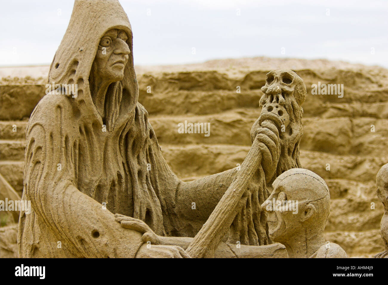 ancient Greece sand sculpture at great Yarmouth 2006 Stock Photo - Alamy