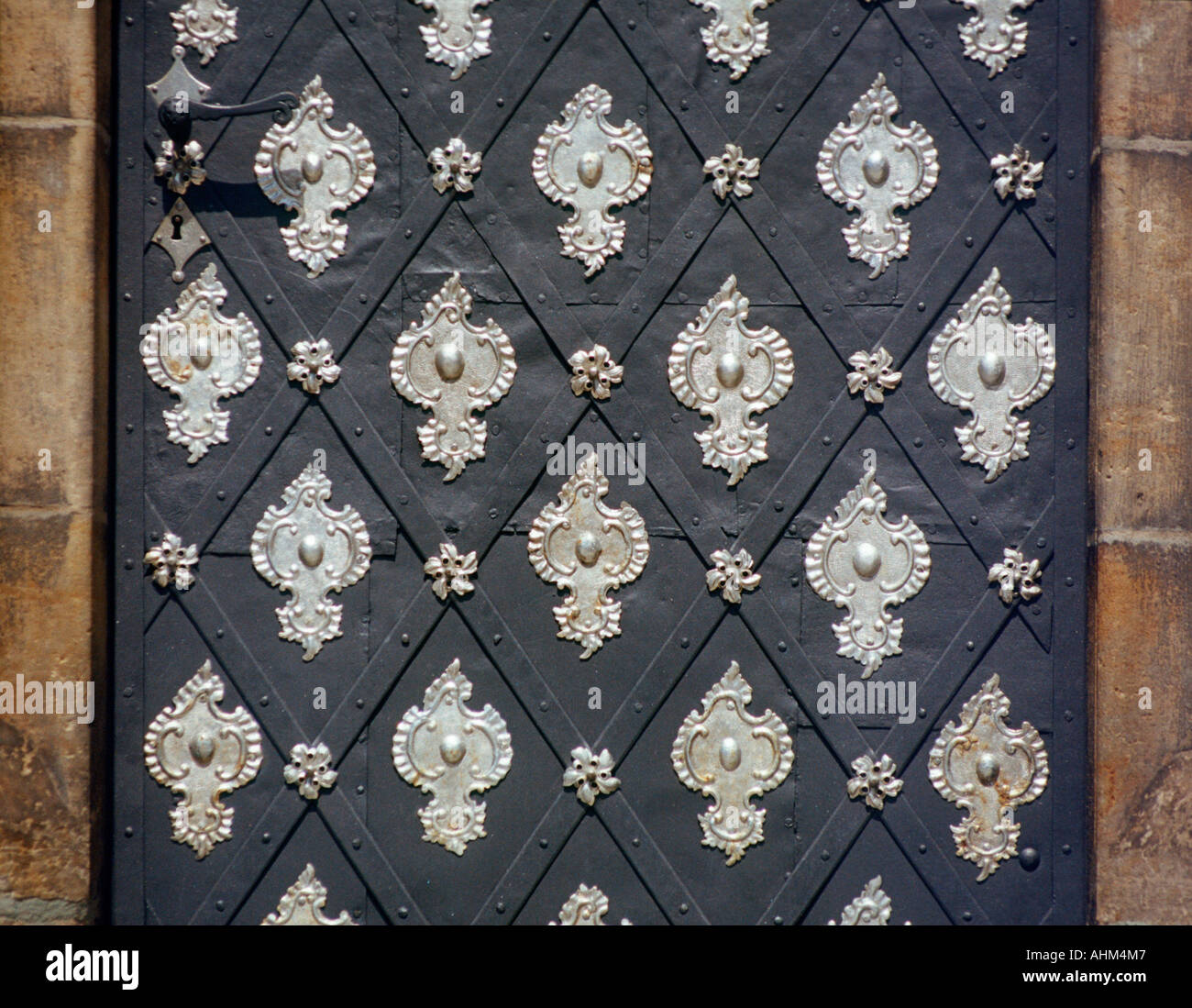Detail of a doorway in Prague Stock Photo - Alamy