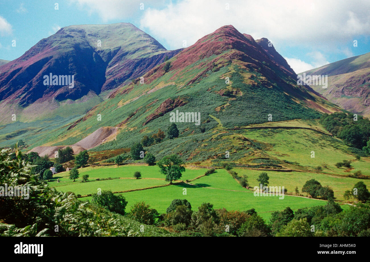 Causey Pike and the Newlands Ridge in the Lake District Stock Photo - Alamy
