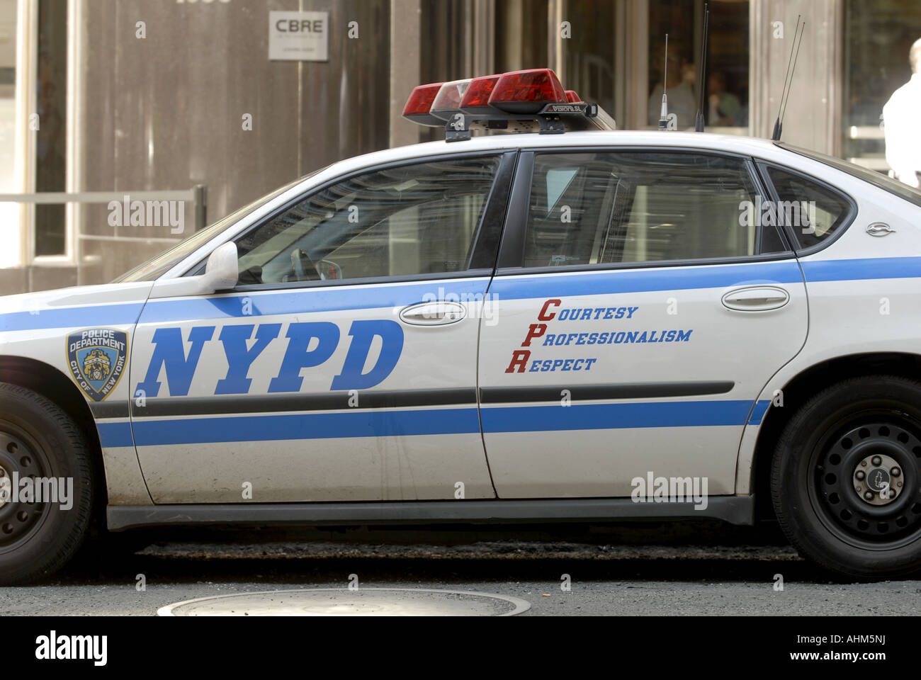 New York Police Department patrol car Stock Photo - Alamy
