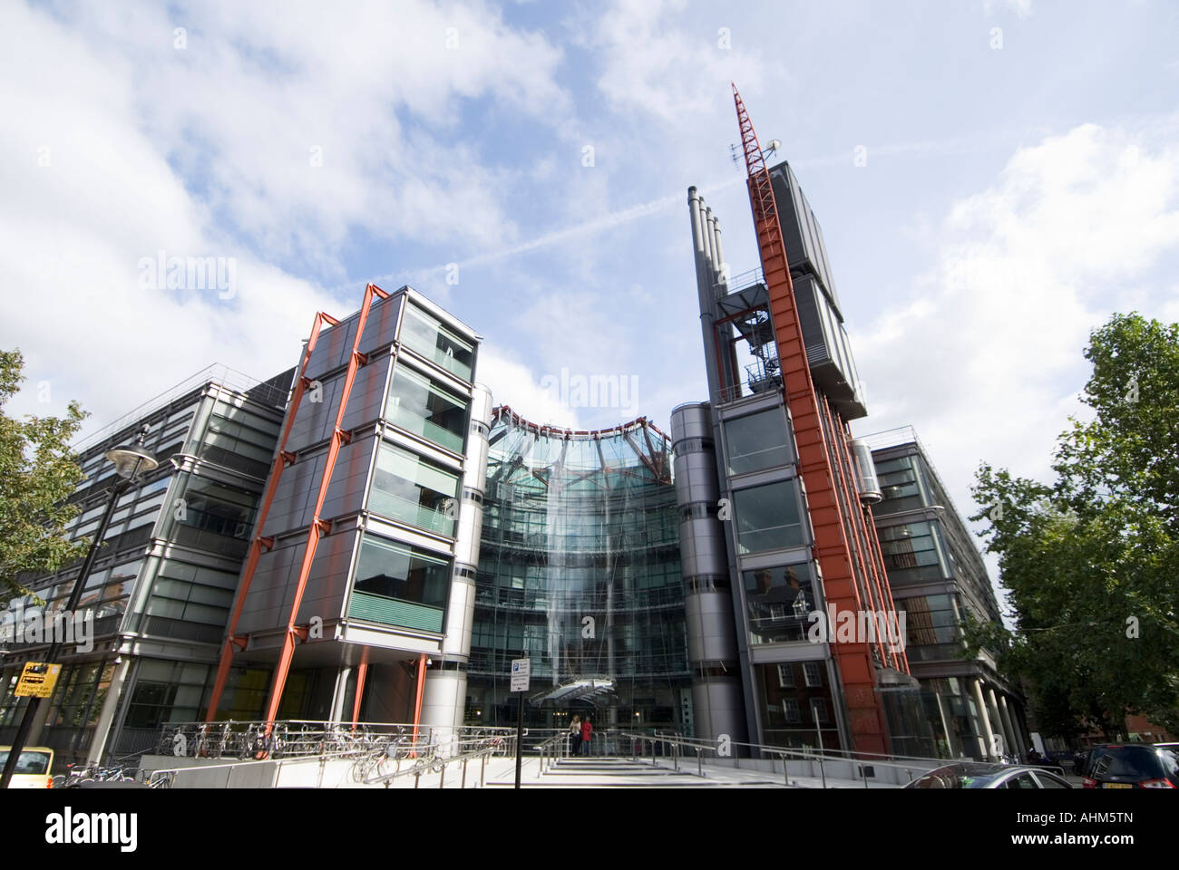 Channel Four television headqaurters in central London UK Stock Photo ...