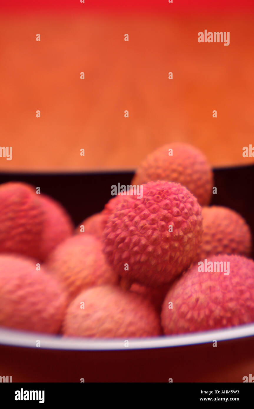 Lychees in bowl dessert hi-res stock photography and images - Alamy