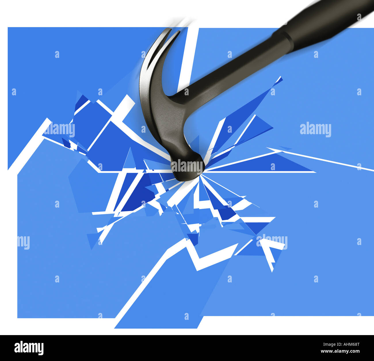 Glass Shatter Hammer High Resolution Stock Photography and Images - Alamy