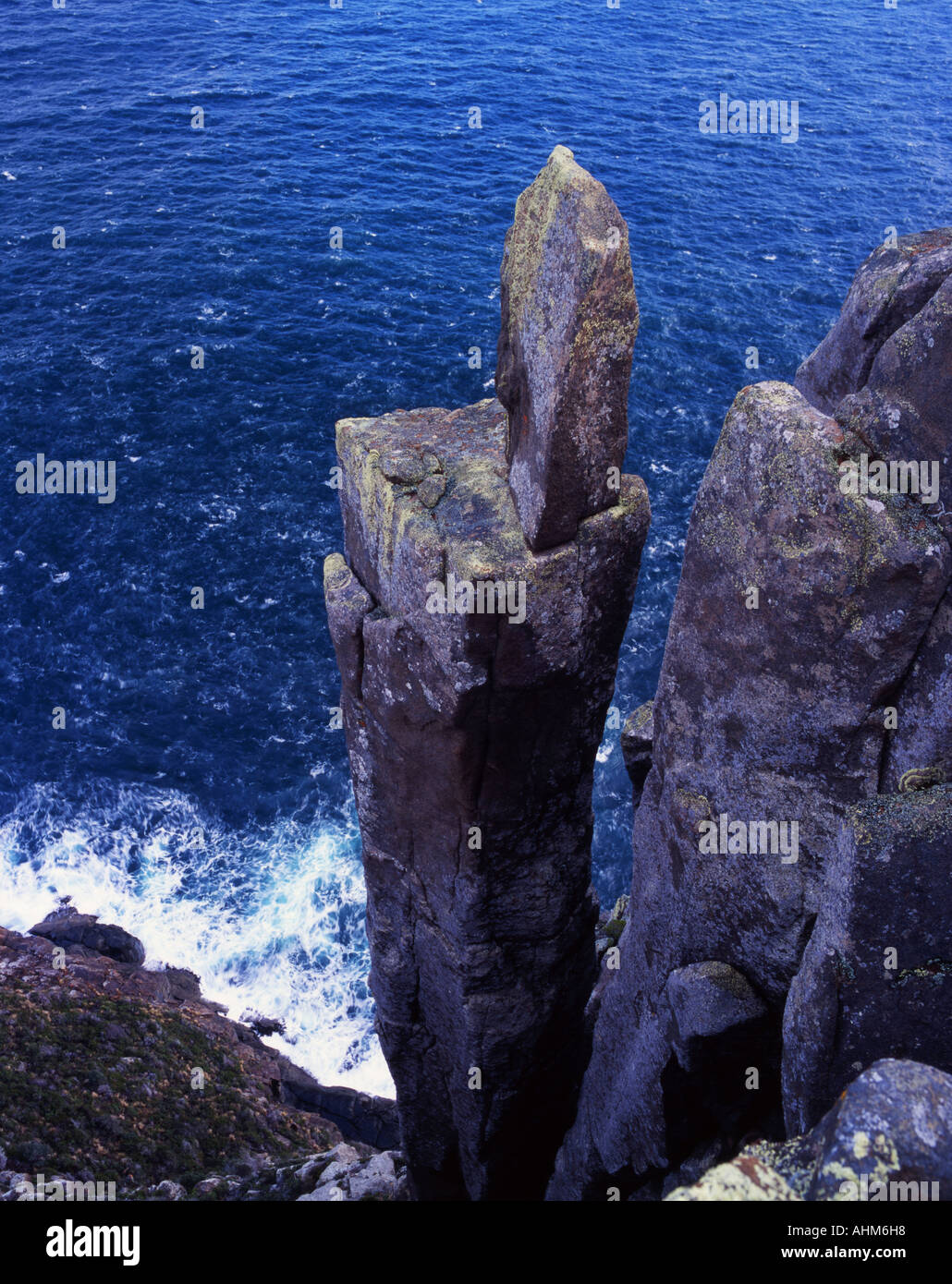 Dolerite Column at Cape Raoul Tasman National Park Tasmania Australia ...