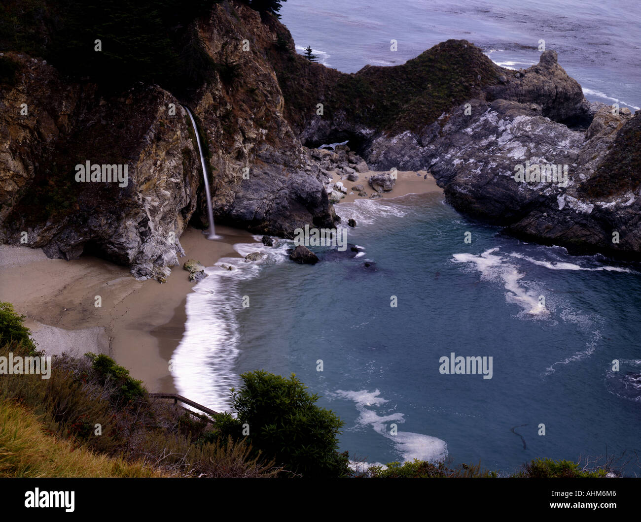 Pfeiffer Falls, Big Sur, California Stock Photo - Alamy
