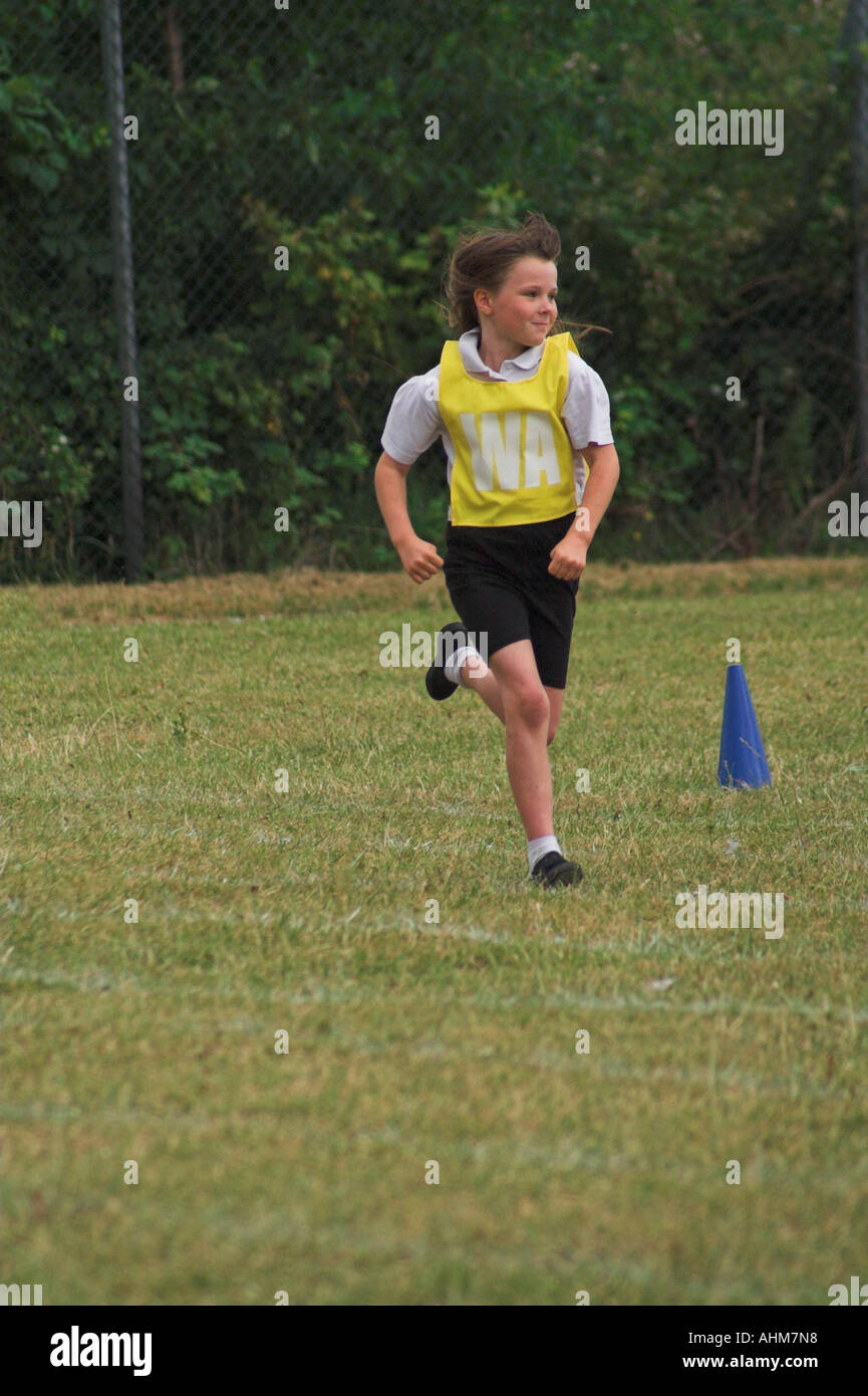 School sports day running race Stock Photo - Alamy