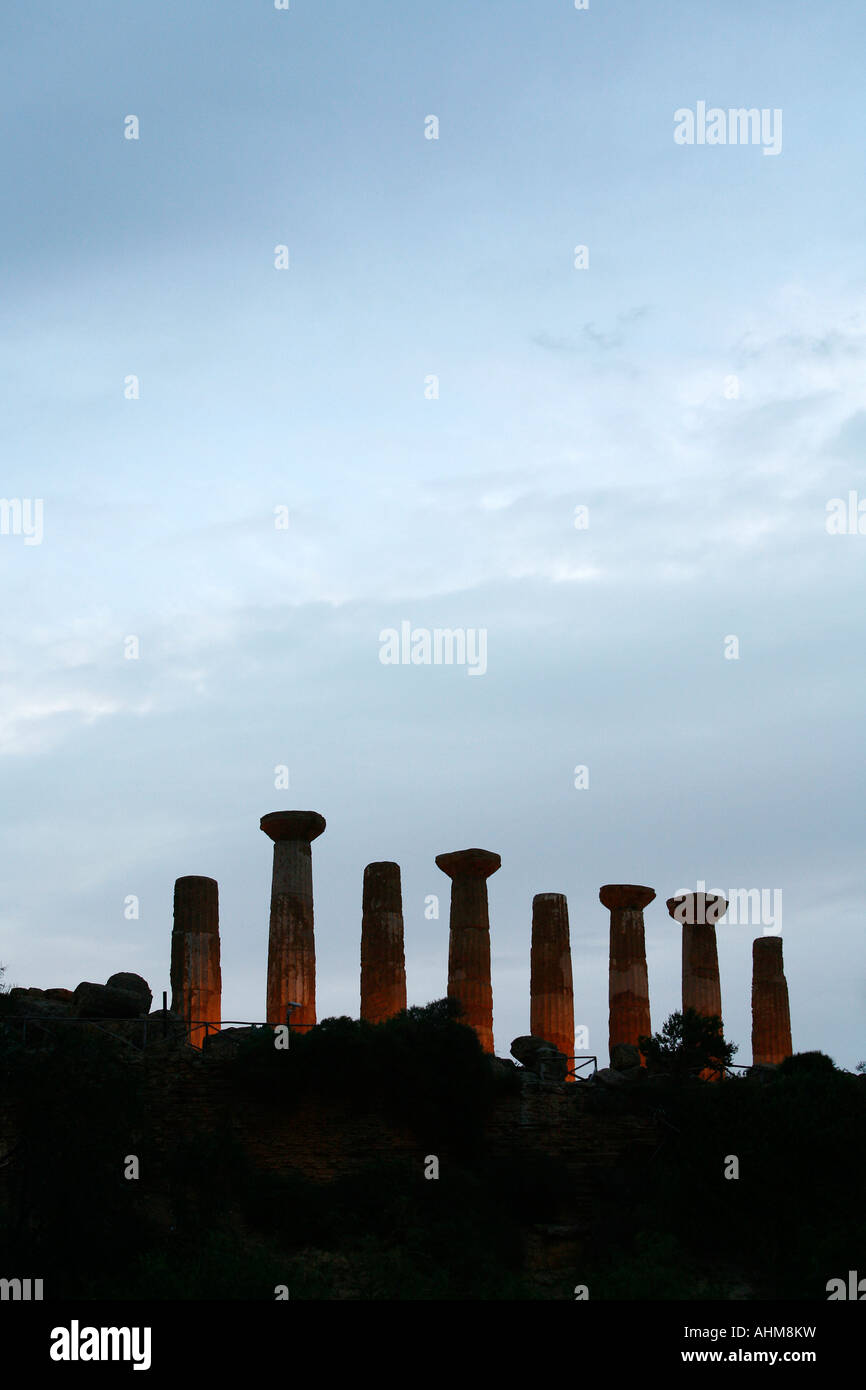 Column of hercules temple hi-res stock photography and images - Alamy