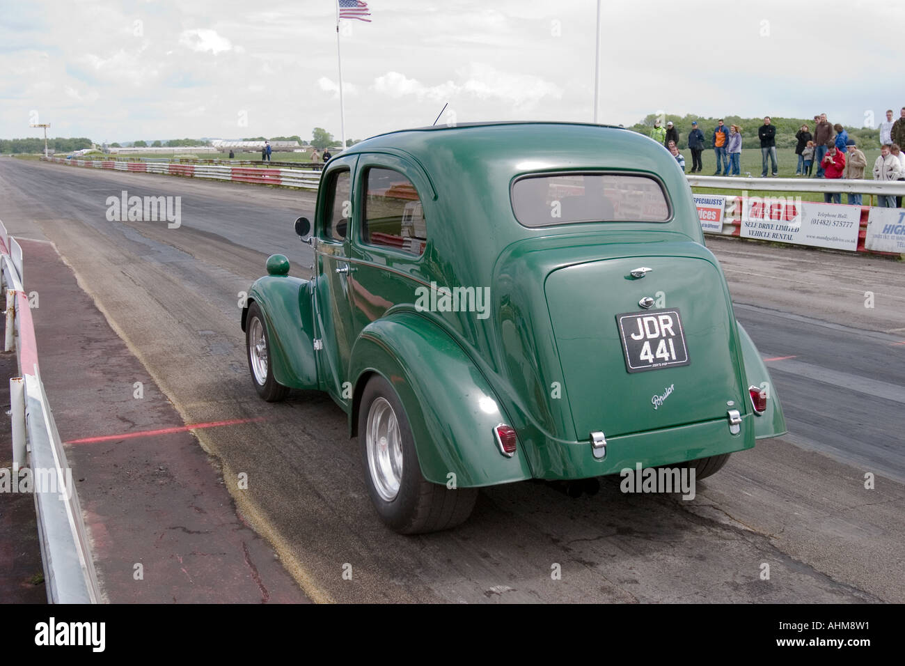 Ford Popular 'pop' classic superstock dragster leaving the startline at ...