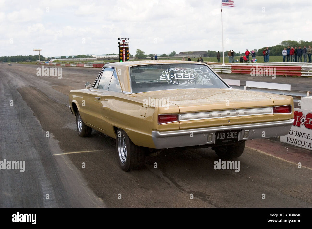 American classic superstock dragster leaving the startline at Melbourne ...