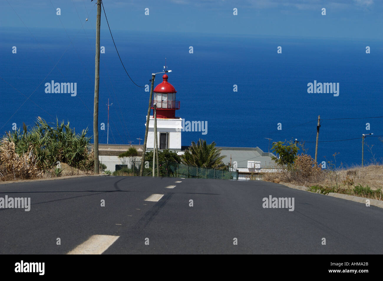Lighthouse at Ponta do Pargo Madeira Stock Photo - Alamy