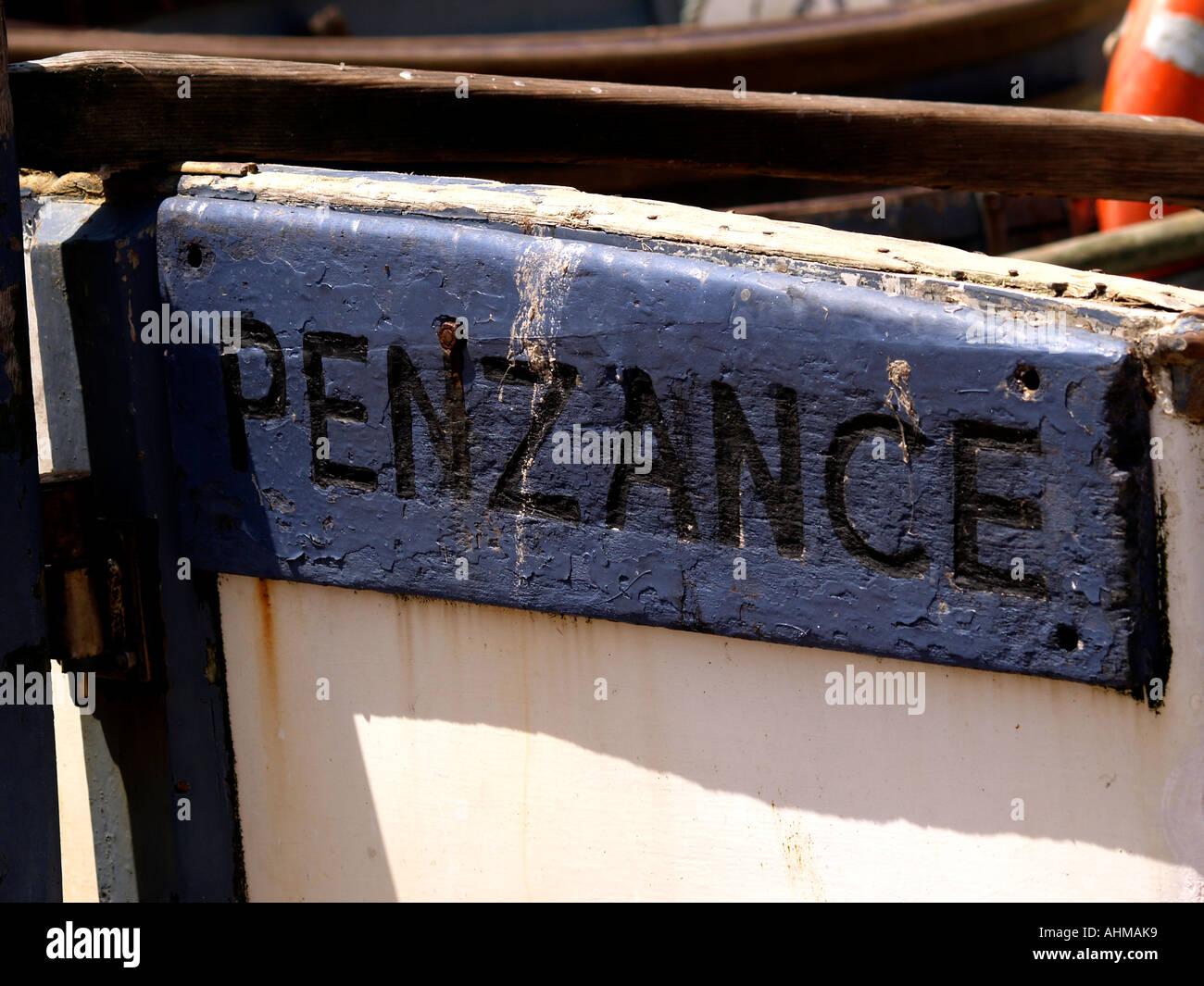 Boat name plate hi-res stock photography and images - Alamy