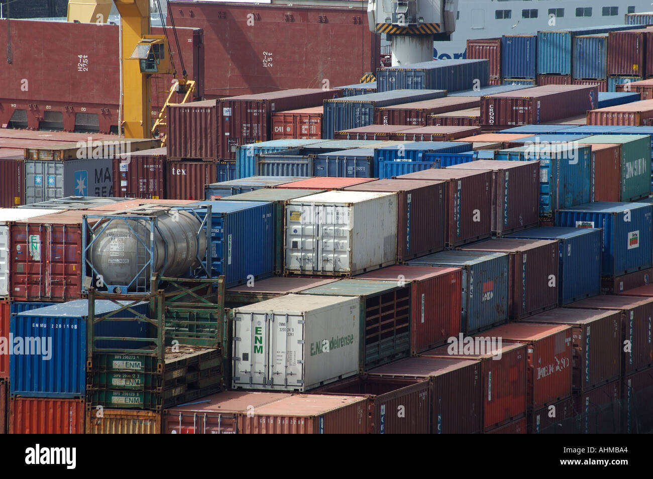 Container harbour funchal madeira hi-res stock photography and images ...