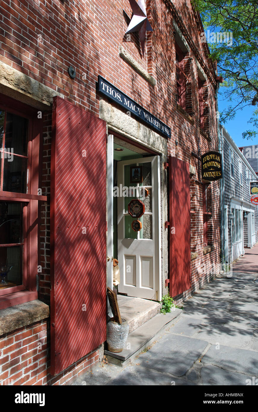 Shop Nantucket island Massachusetts Stock Photo - Alamy