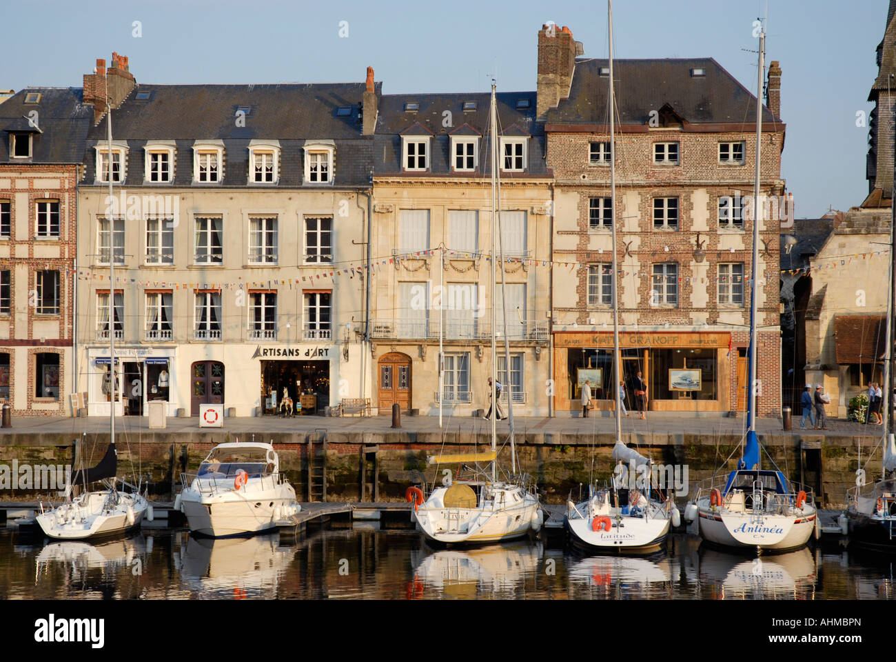 Honfleur harbour, Calvados, Normandy, France Stock Photo - Alamy
