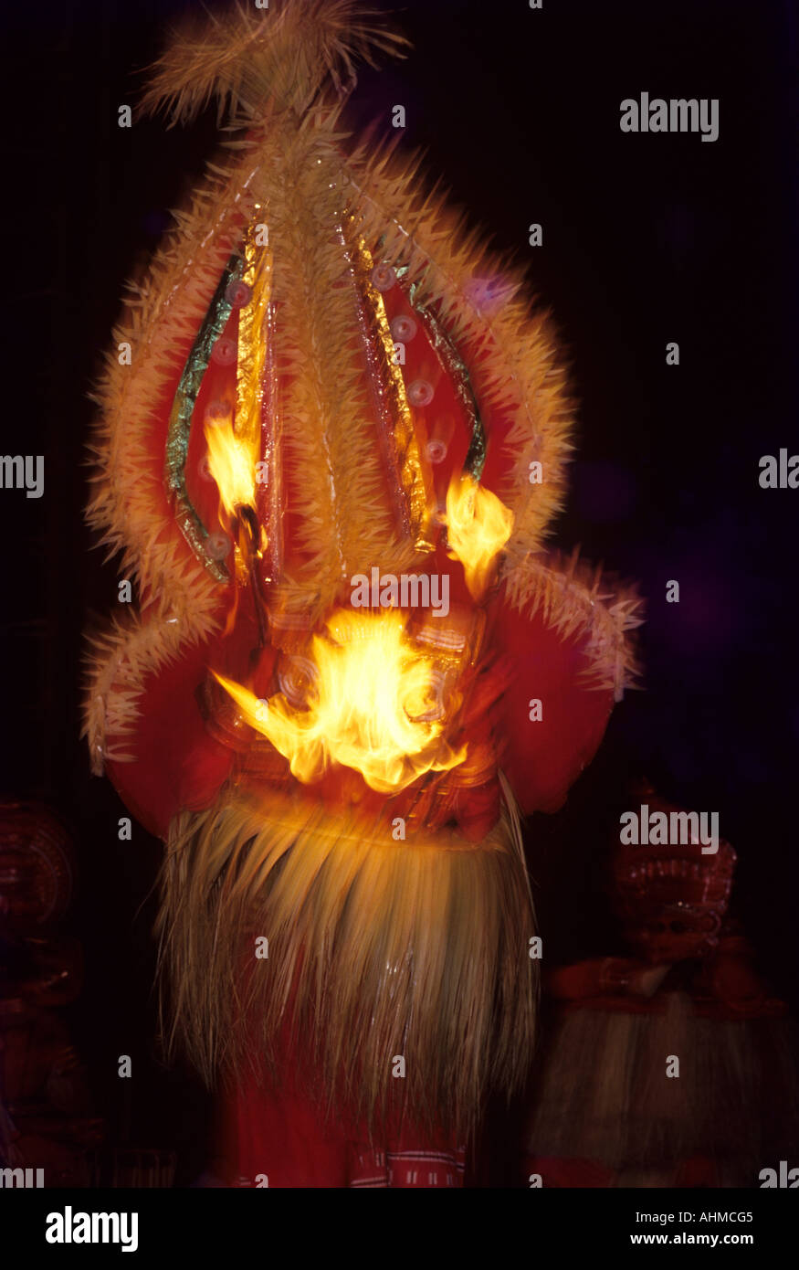 THEYYAM A TRADITIONAL DANCE FORM OF KERALA Stock Photo - Alamy