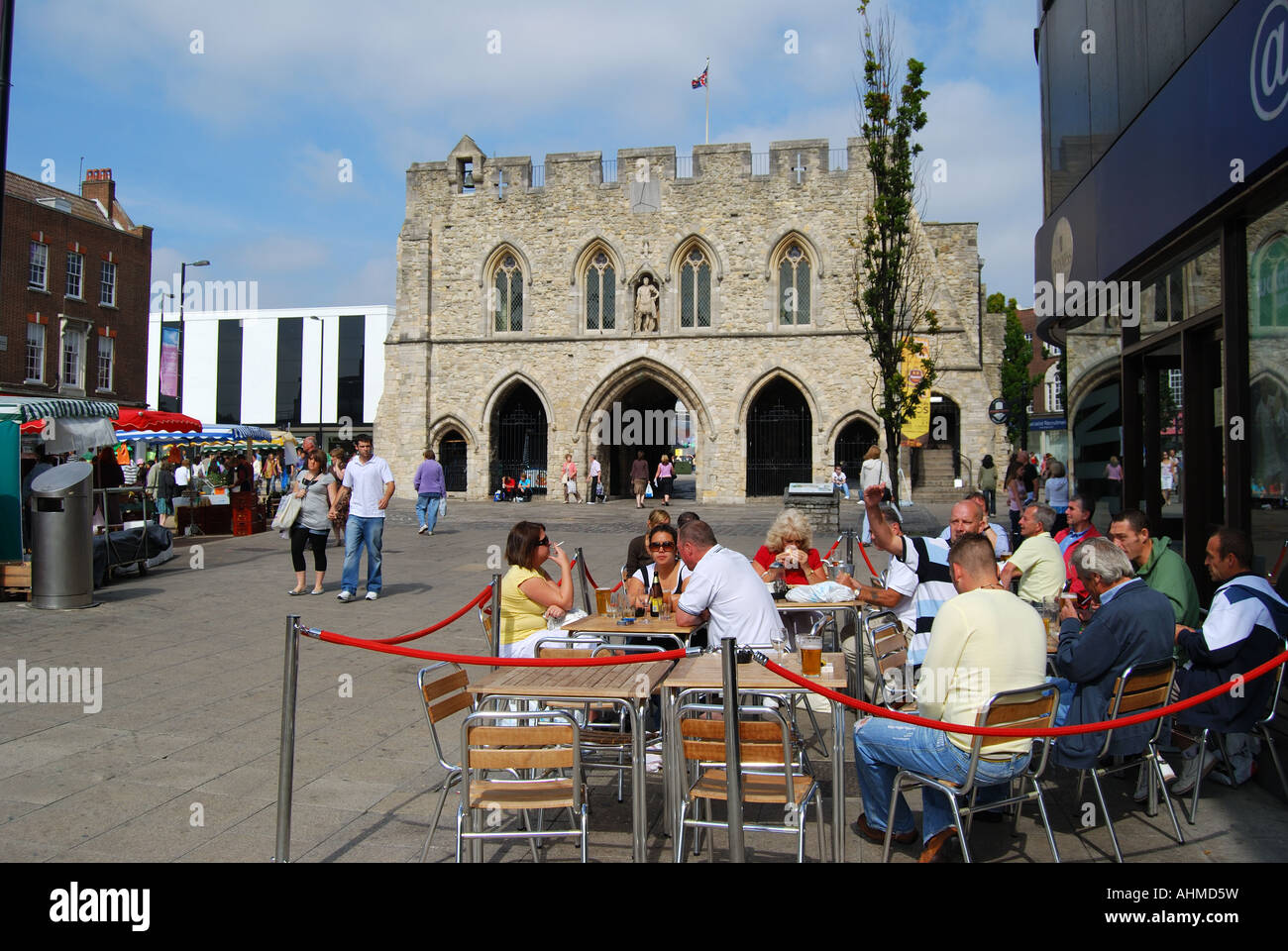 The 12th century Bargate, Southampton, Hampshire, England, United ...