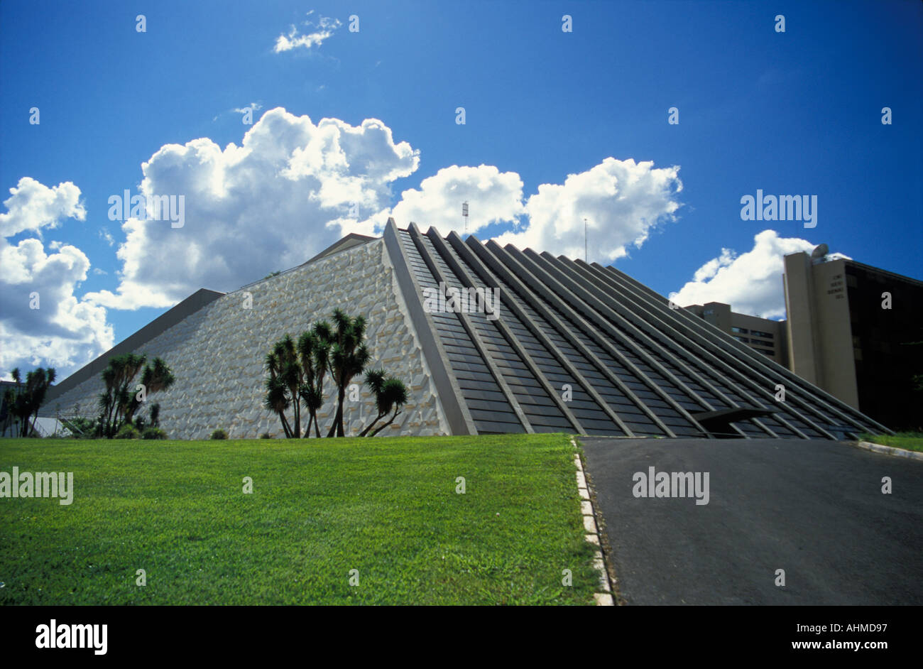 The National Theatre or Teatro Nacional in the form of an Aztec temple ...