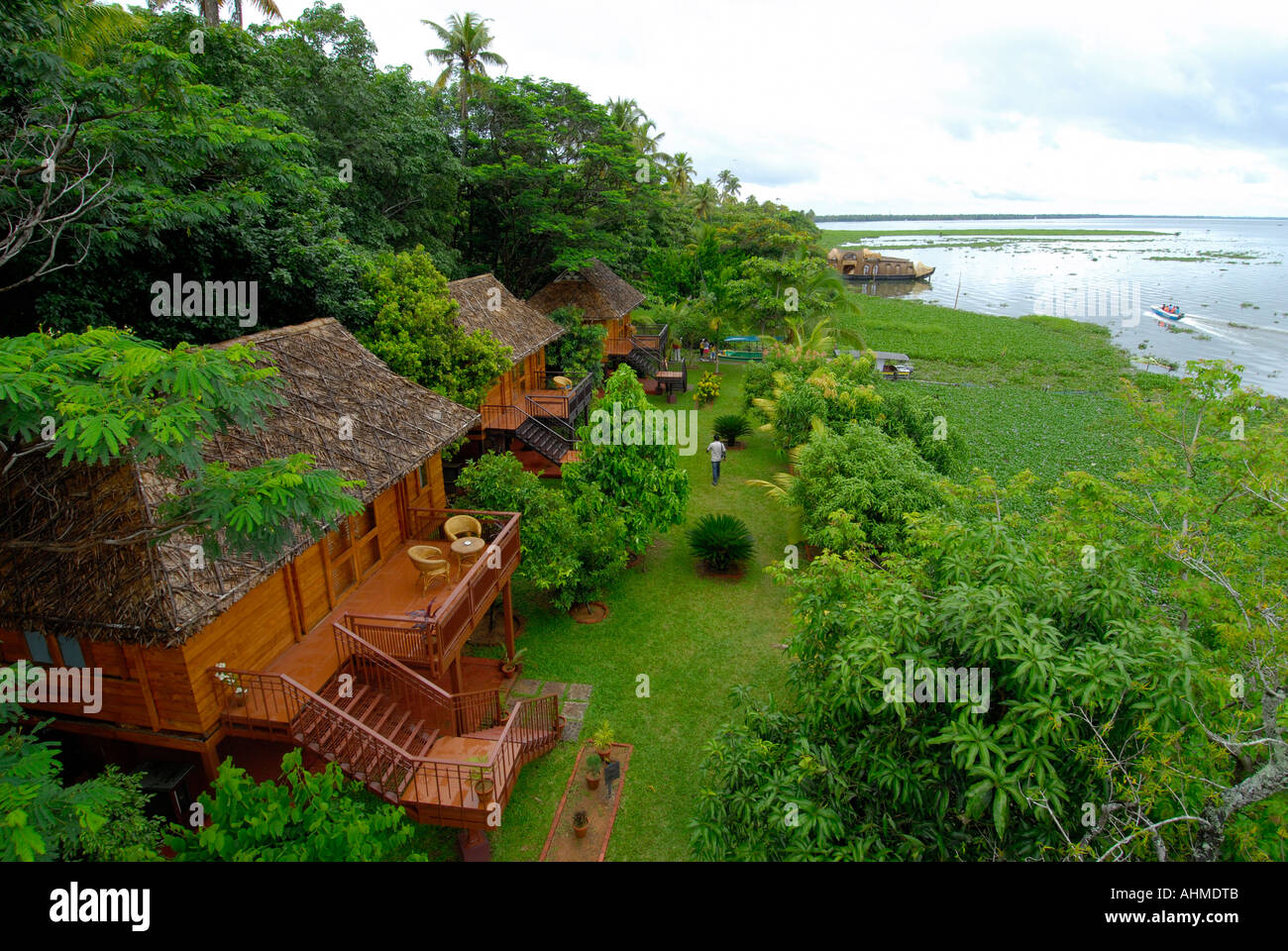 WATERSCAPES PROPERTY OF KTDC IN KUMARAKOM KERALA Stock Photo - Alamy