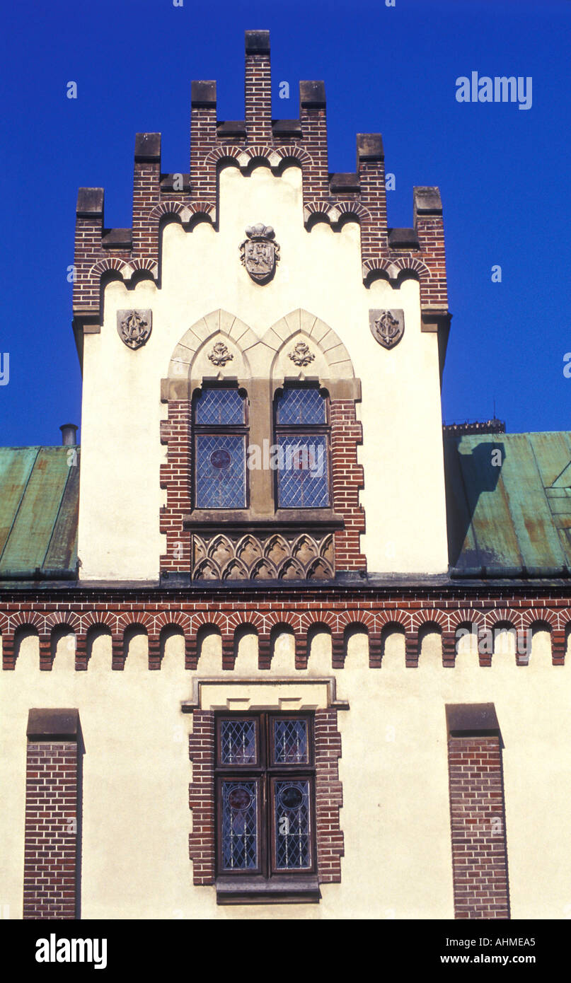 Traditional Architecture of Krakow - Stepped Gable, Poland Stock Photo ...