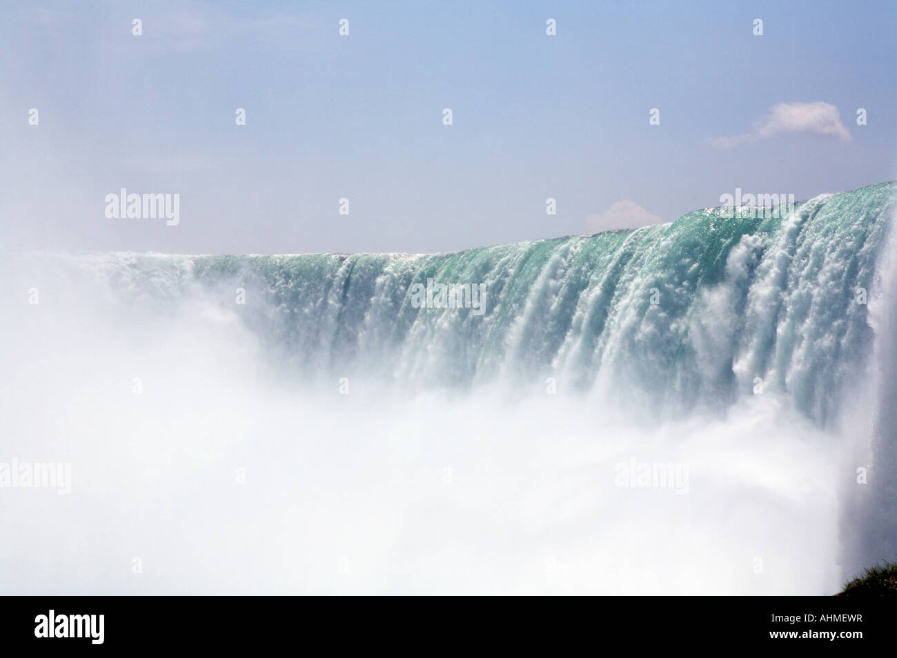 Niagara Falls view from the Canadian side view from under the waterfall ...