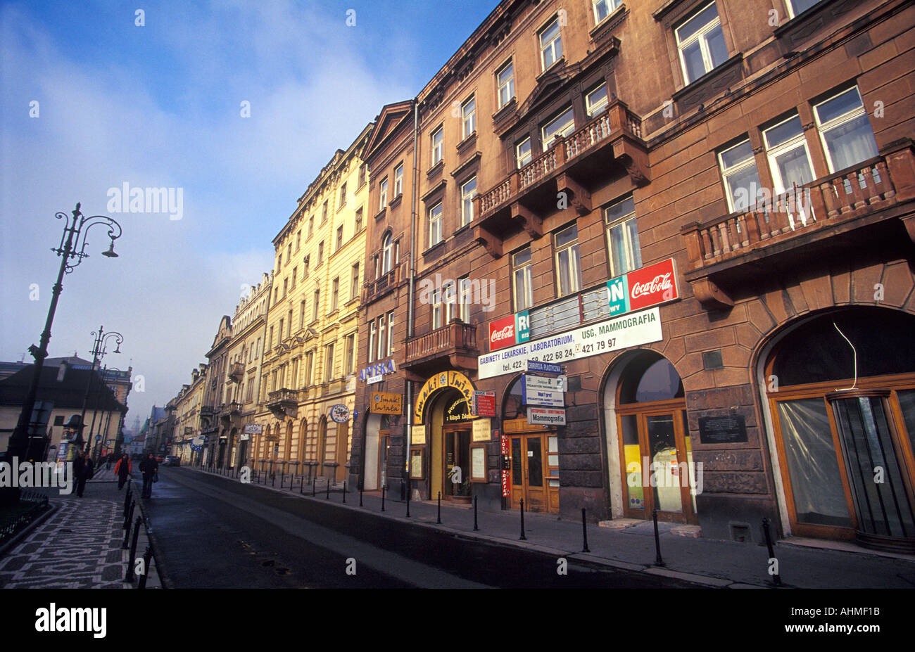 Krakow street scene people hi-res stock photography and images - Alamy