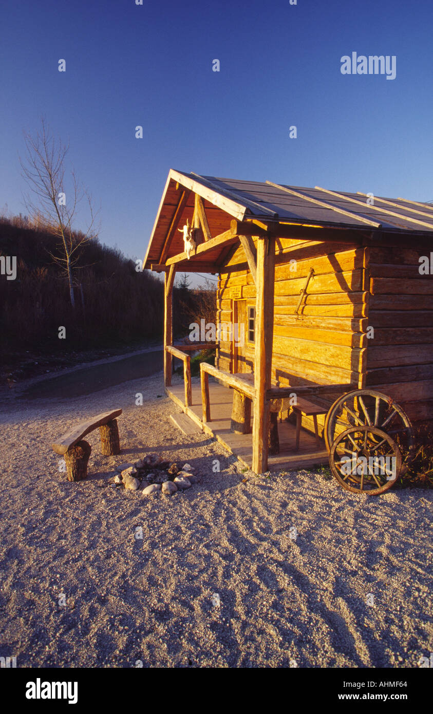 western hut in "No Name City Stock Photo - Alamy