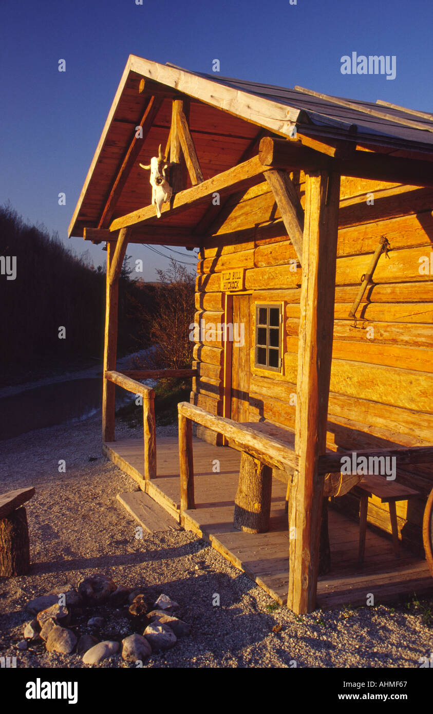 western hut in "No Name City Stock Photo - Alamy