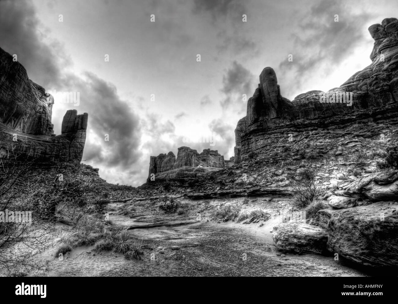 Moab in black & white Stock Photo - Alamy