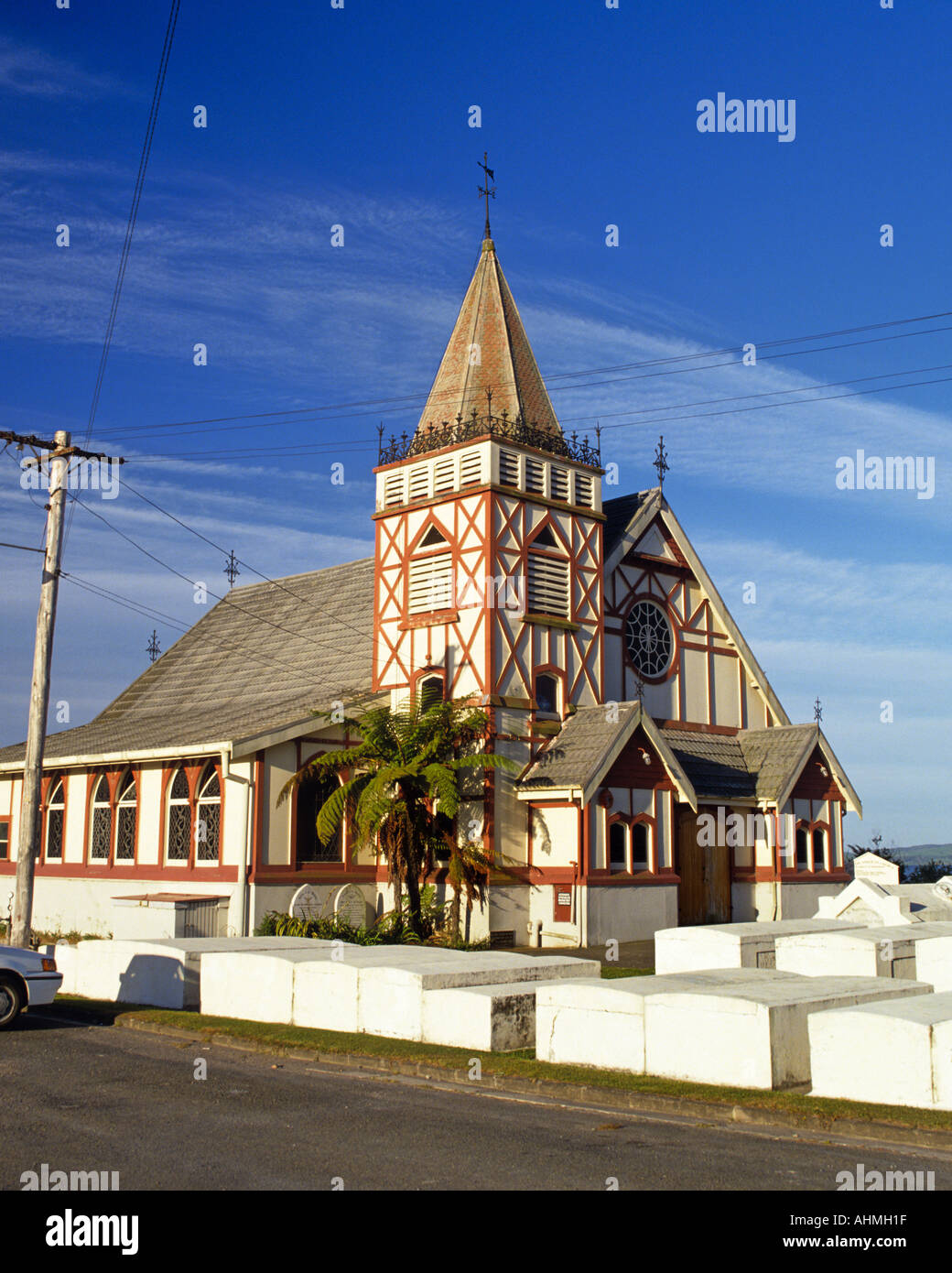 Anglican church rotorua new zealand hi-res stock photography and images ...