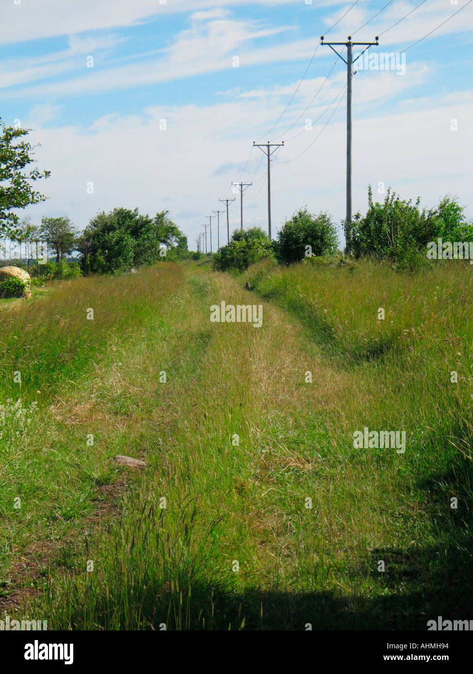 Countryroad in sweden hi-res stock photography and images - Alamy