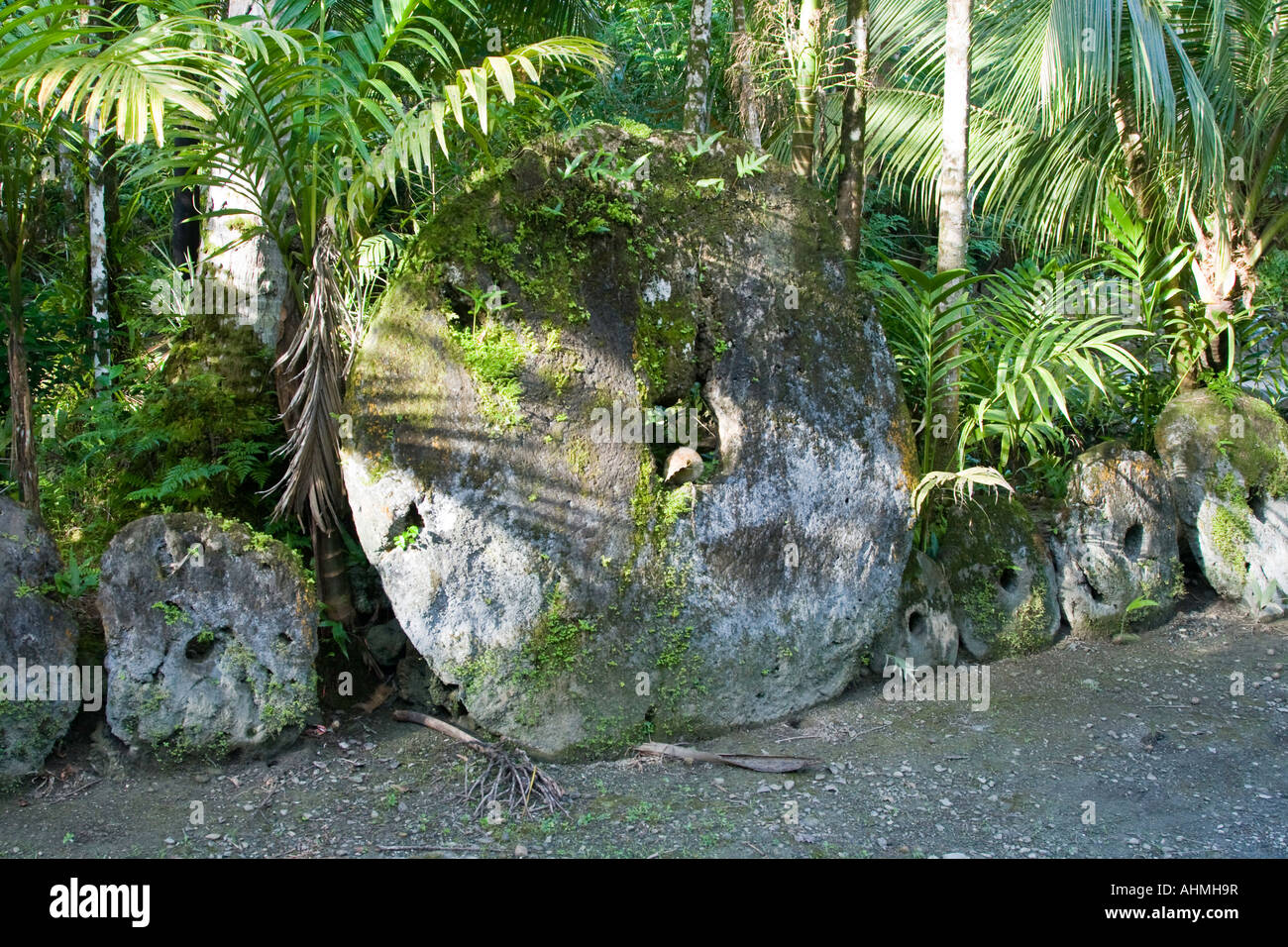 Traditional Stone Money or Rai Yap Island FSM Micronesia Stock Photo ...