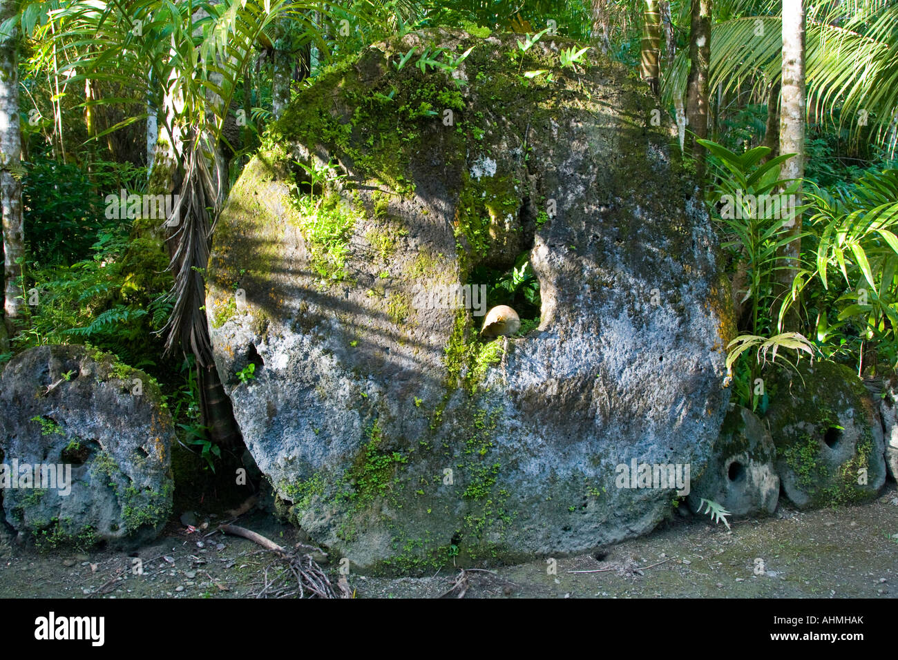 Traditional Stone Money or Rai Yap Island FSM Micronesia Stock Photo ...