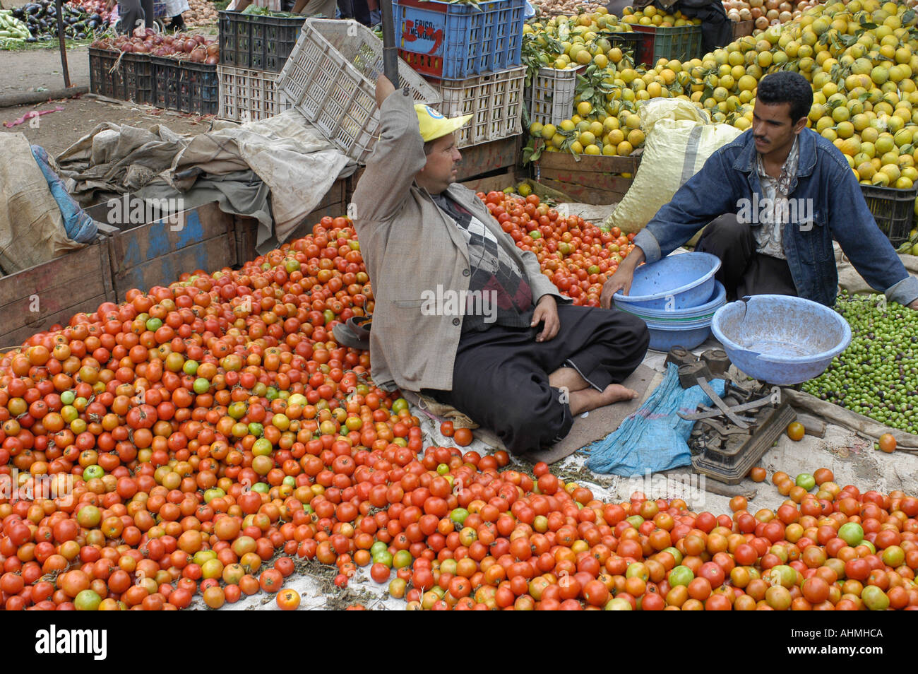Agadir Fruits and vegetables market Morroco Stock Photo - Alamy
