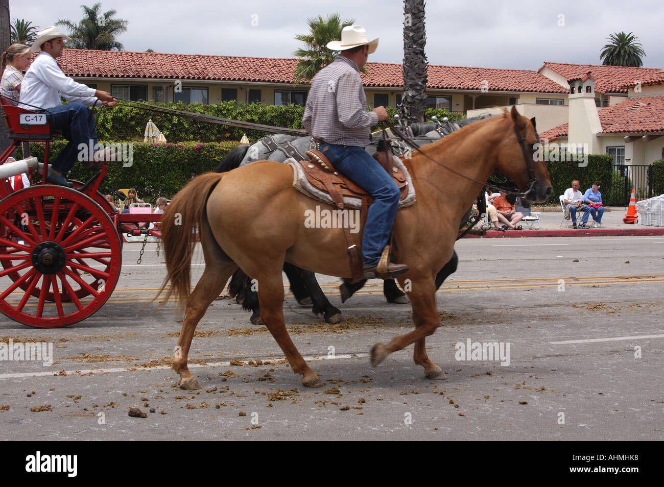 Old spanish days fiesta santa barbara hi-res stock photography and ...
