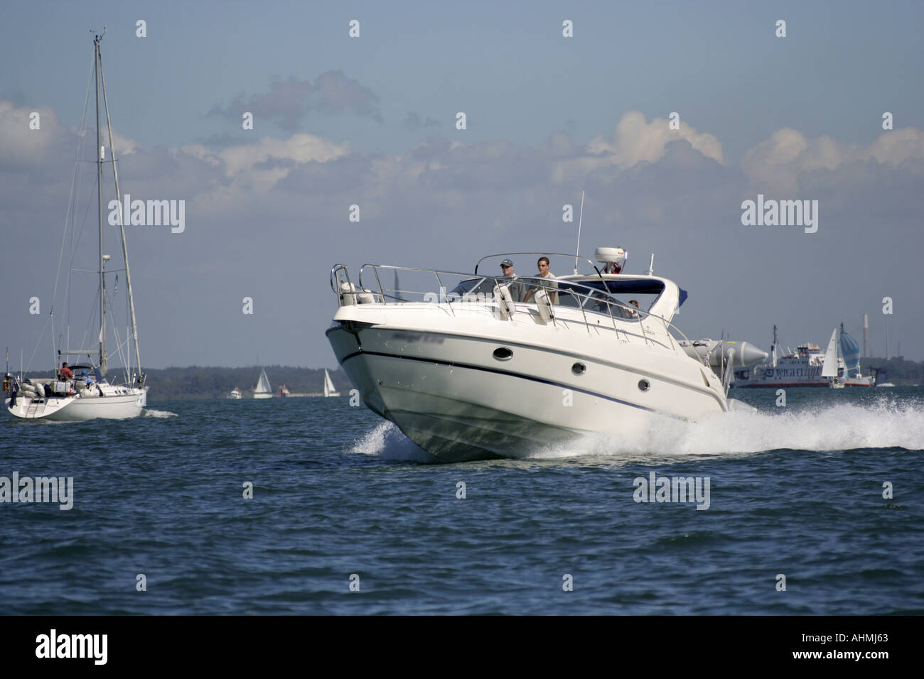 Speedboat fun and freedom Stock Photo - Alamy