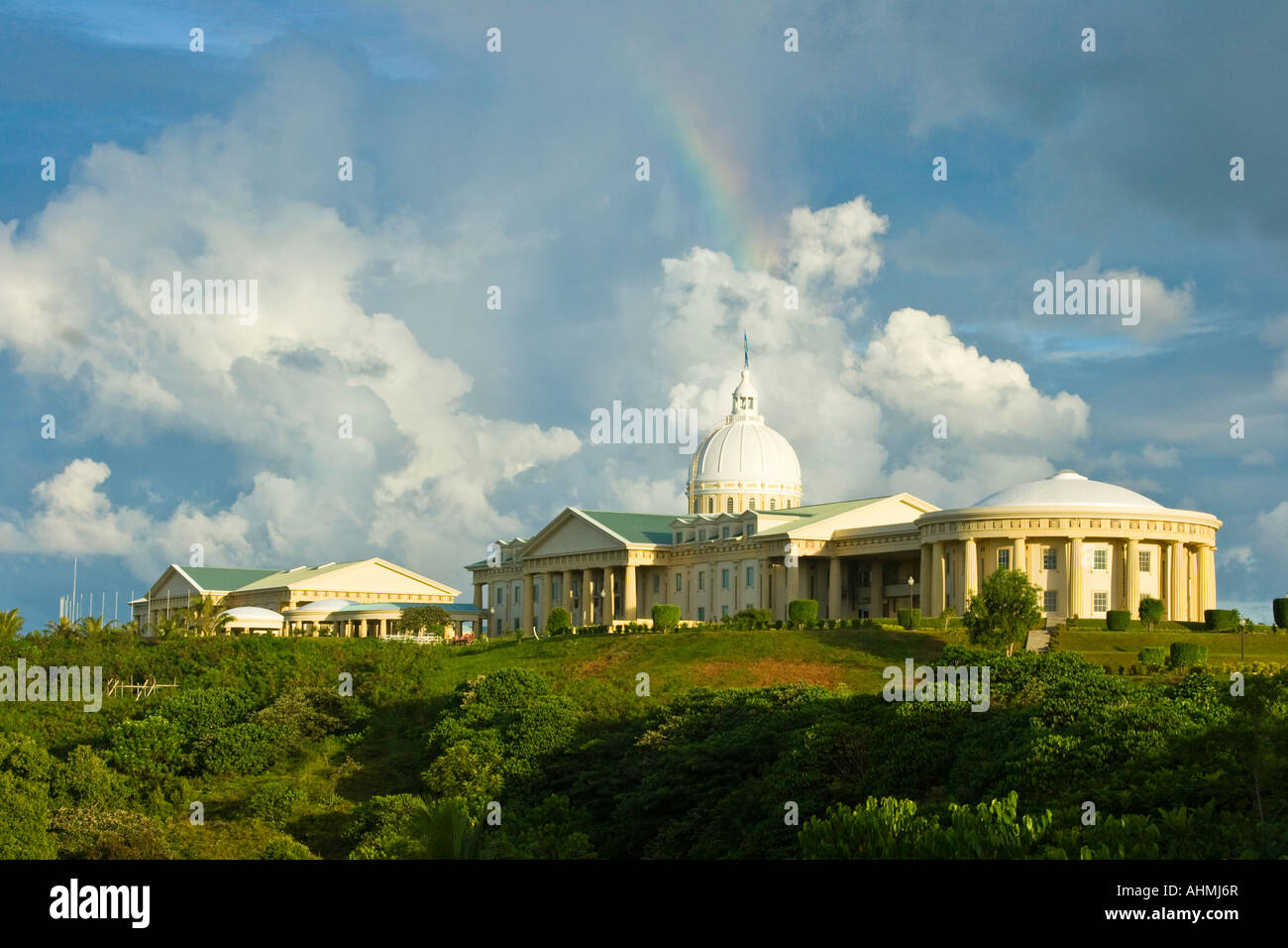 New Capital Building Melekeok Republic of Palau Stock Photo - Alamy
