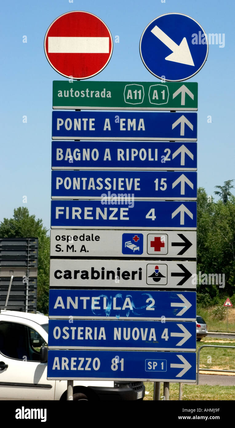Italian Road Signs