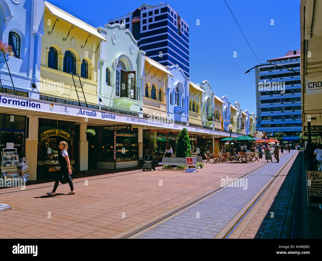 New Regent Street Christchurch New Zealand Stock Photo - Alamy
