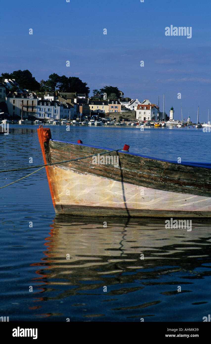 Belle Ile en Mer Sauzon port Brittany Stock Photo - Alamy