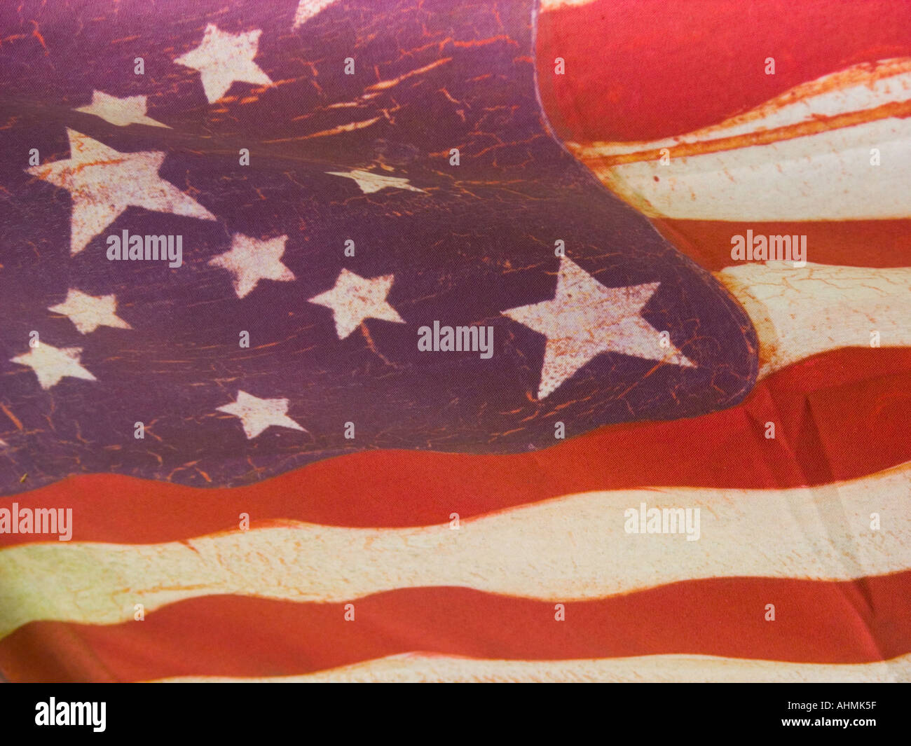 American national flags flying from flagpole hi-res stock photography ...