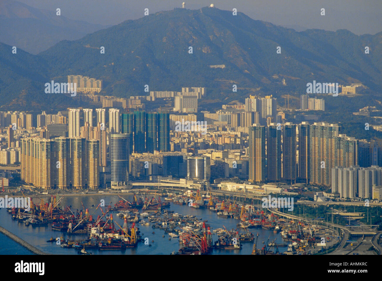 China Hong Kong Kowloon harbour Stock Photo - Alamy