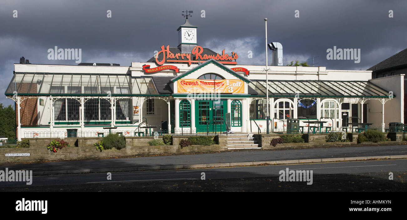 Original Harry Ramsdens fish and chip shop and restaurant, Guseley ...