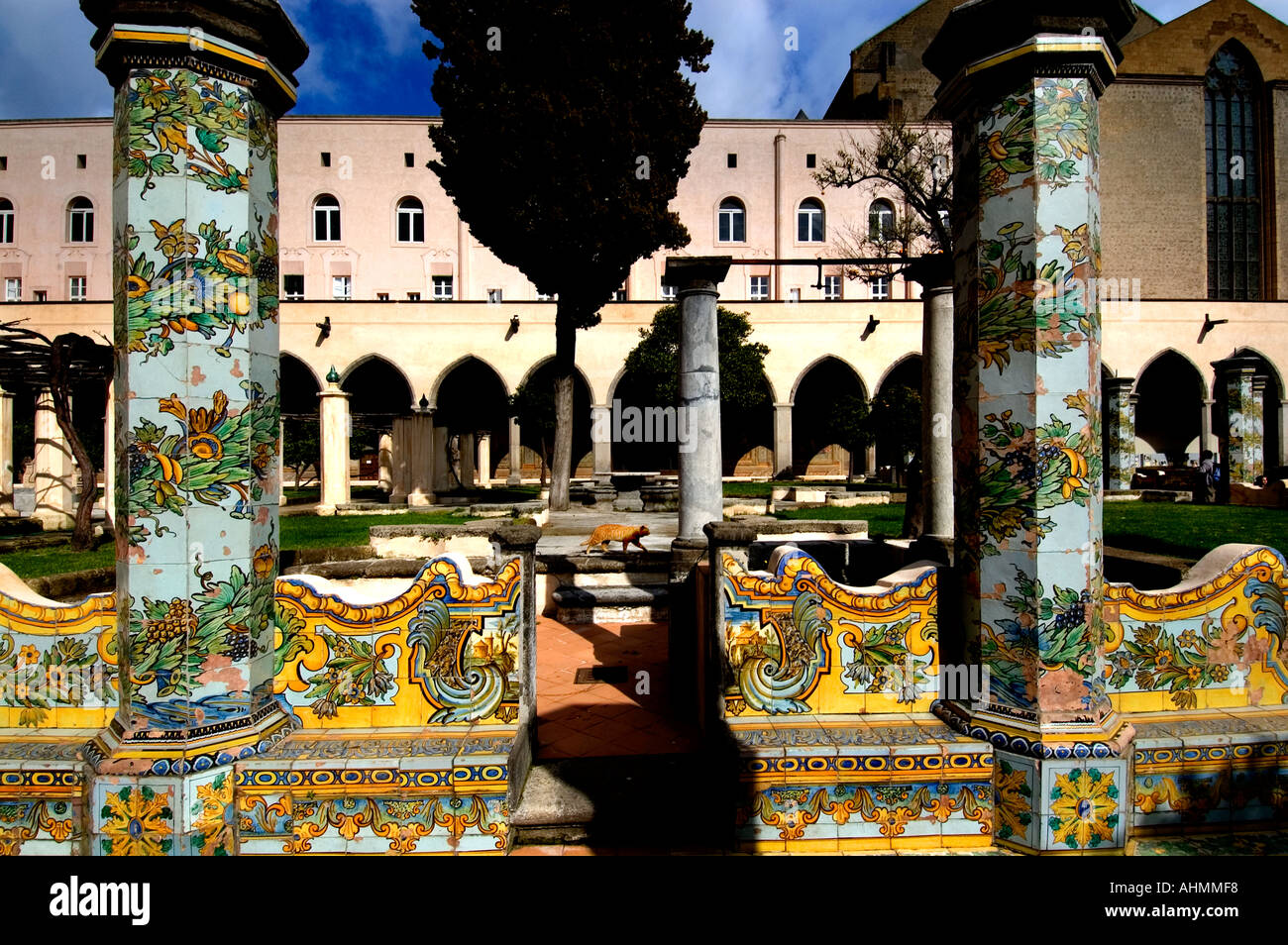 Santa Chiara is a religious complex in Naples includes the Church and ...