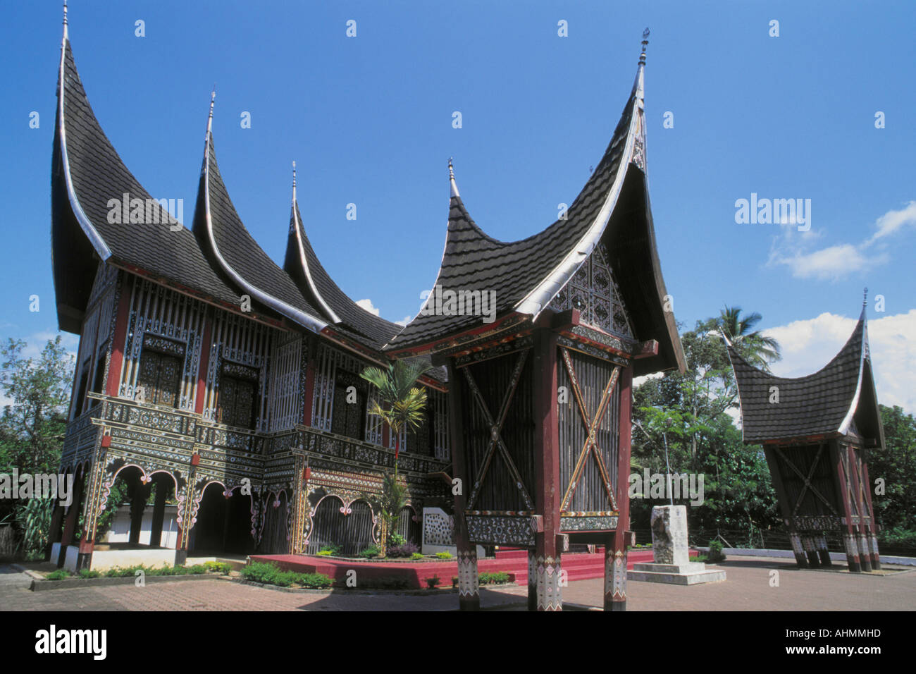 Indonesia Sumatra Batusangkar Minangkabau house Stock Photo - Alamy