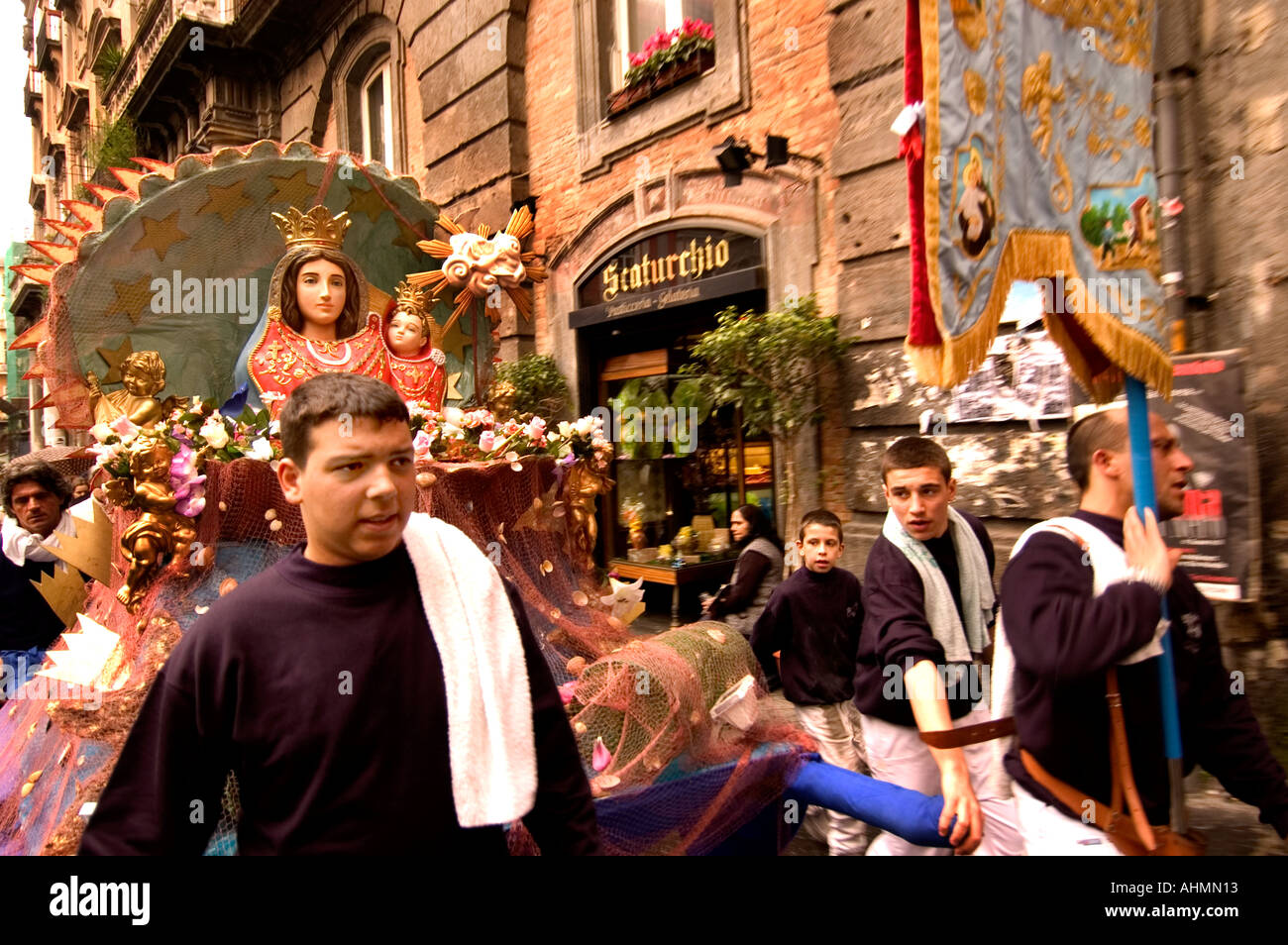 Naples Italy Italian Christ Jesus White Sunday Stock Photo - Alamy