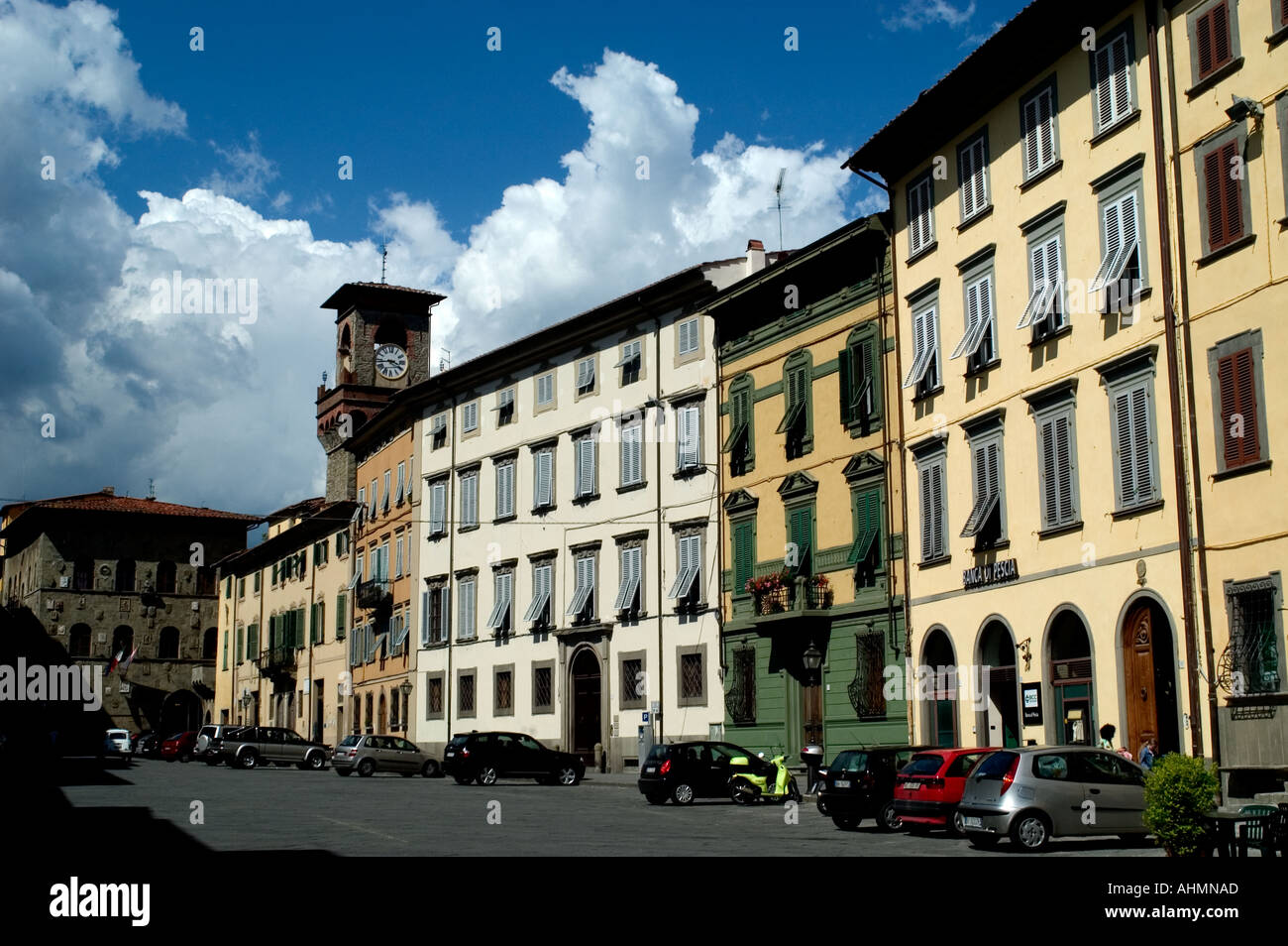 Monte Pescia Tuscany Italy Italian town Stock Photo - Alamy