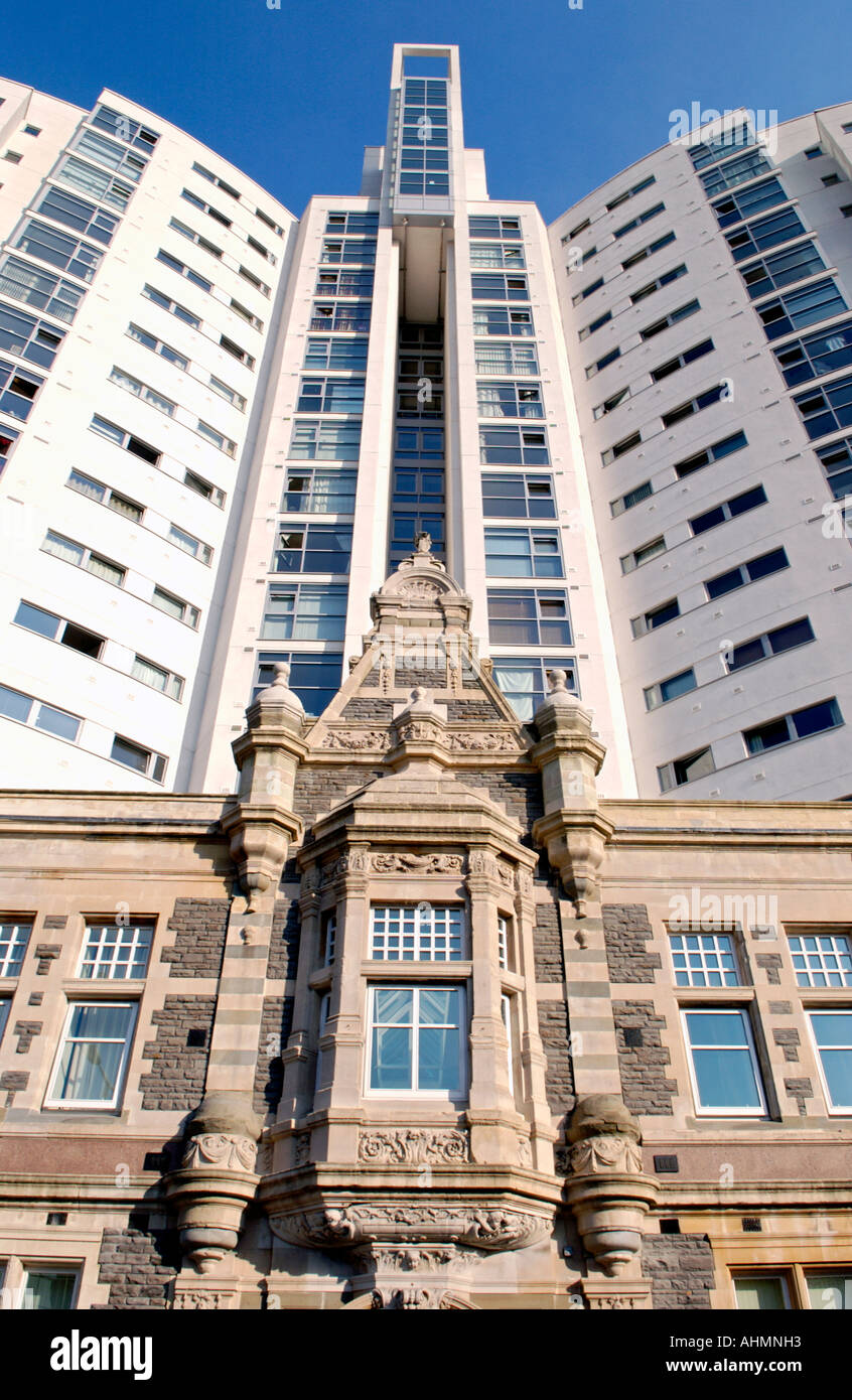 Altolusso apartment building Cardiff city centre South Wales UK GB ...