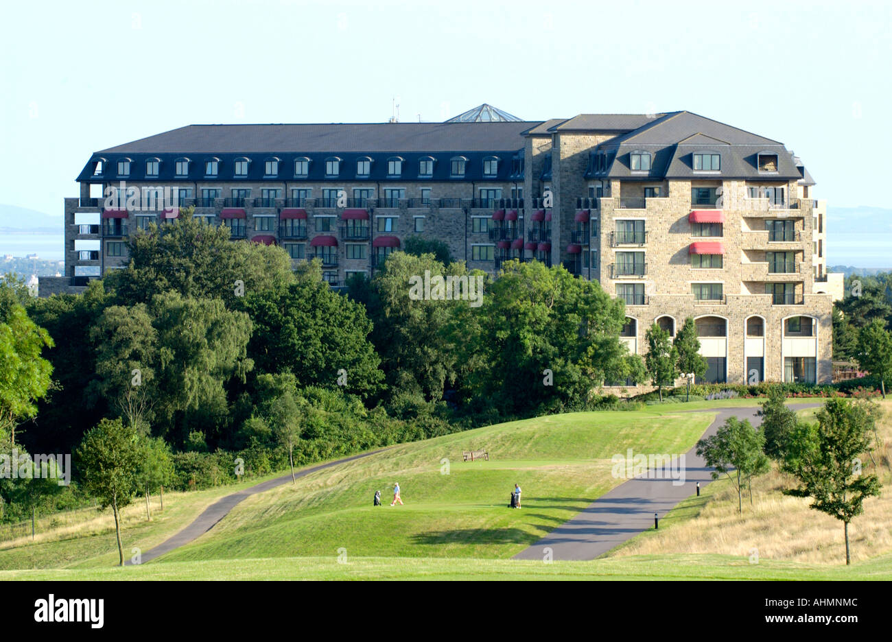 General view of Celtic Manor Resort hotel and golf course Newport South ...