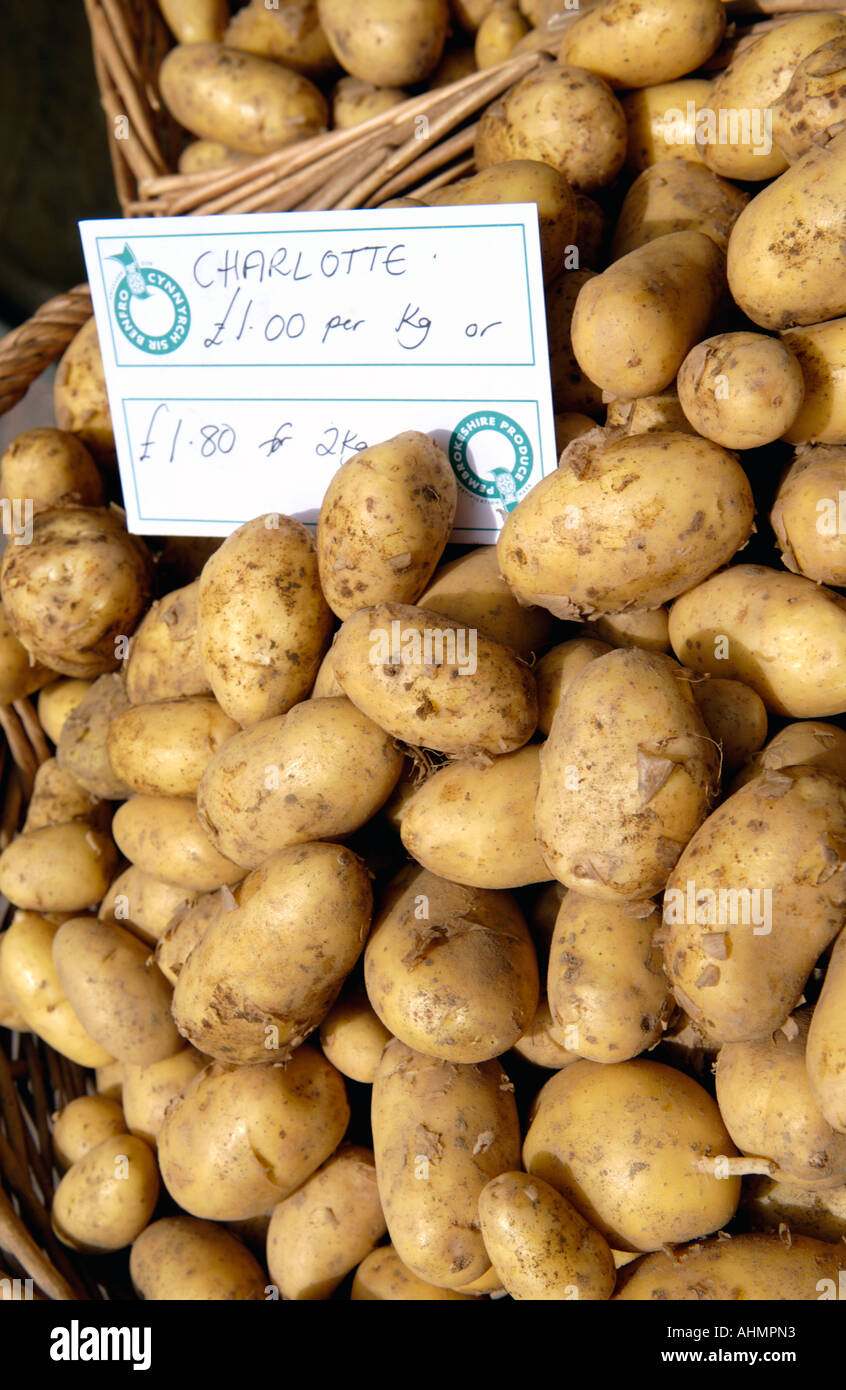 New Charlotte potatoes on sale at Haverfordwest Farmers Market ...